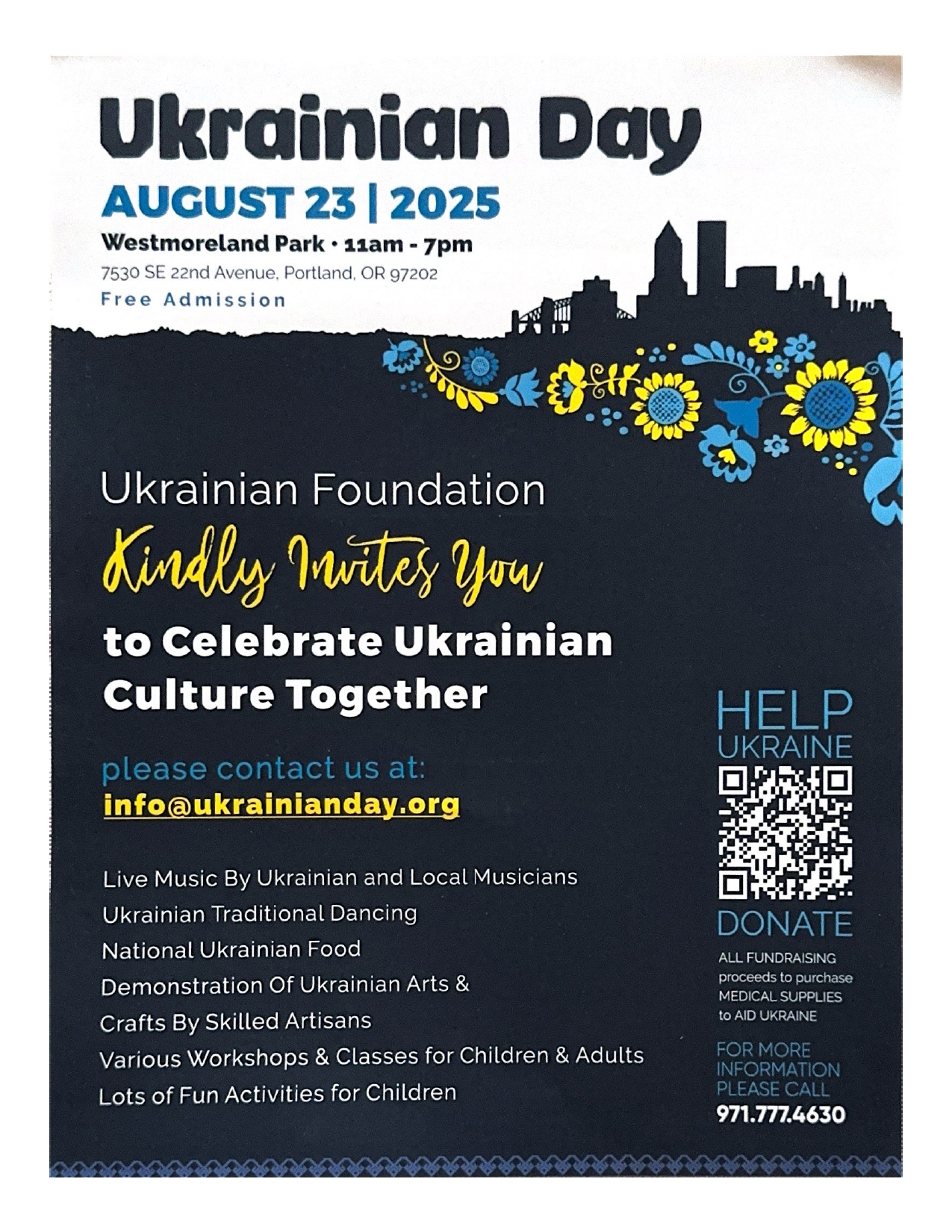 Ukrainian Day – Ukrainian festival in Portland Oregon